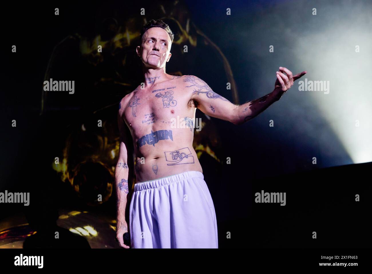 Milan, Italy. 16th Apr, 2024. Watkin Tudor Jones aka Ninja of South ...