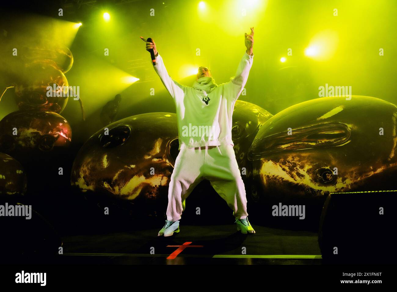 Milan, Italy. 16th Apr, 2024. Watkin Tudor Jones aka Ninja of South ...