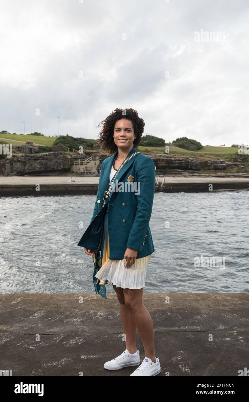 Australian sprinter Torrie Lewis during the Australian Olympic Team ...