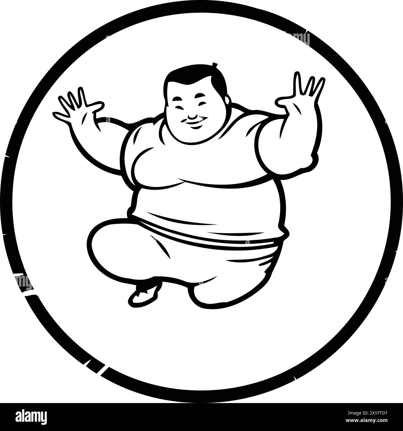 Big fat obese overweight sumo Cut Out Stock Images & Pictures - Alamy