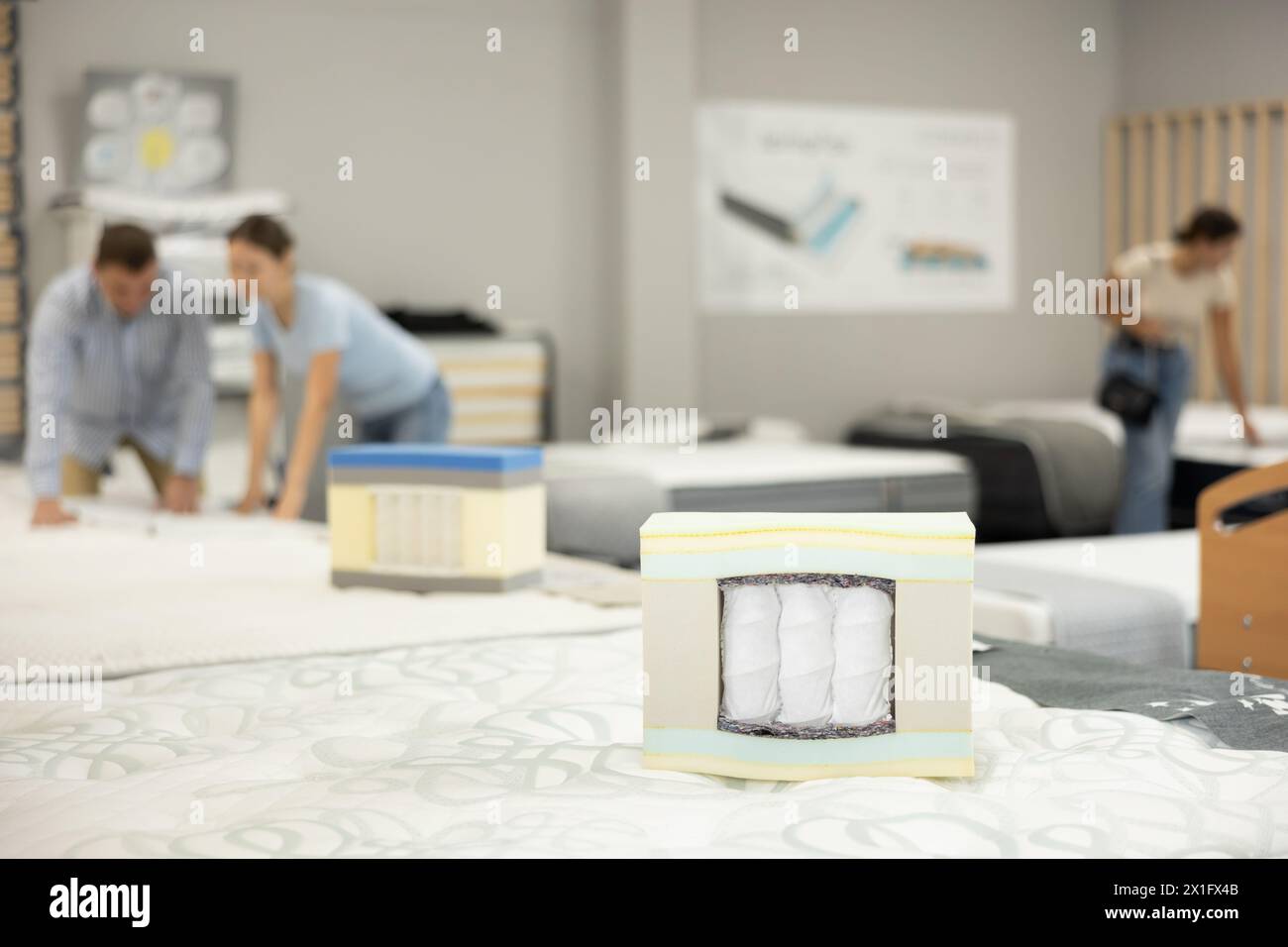 Bed mattress cross section hi-res stock photography and images - Alamy