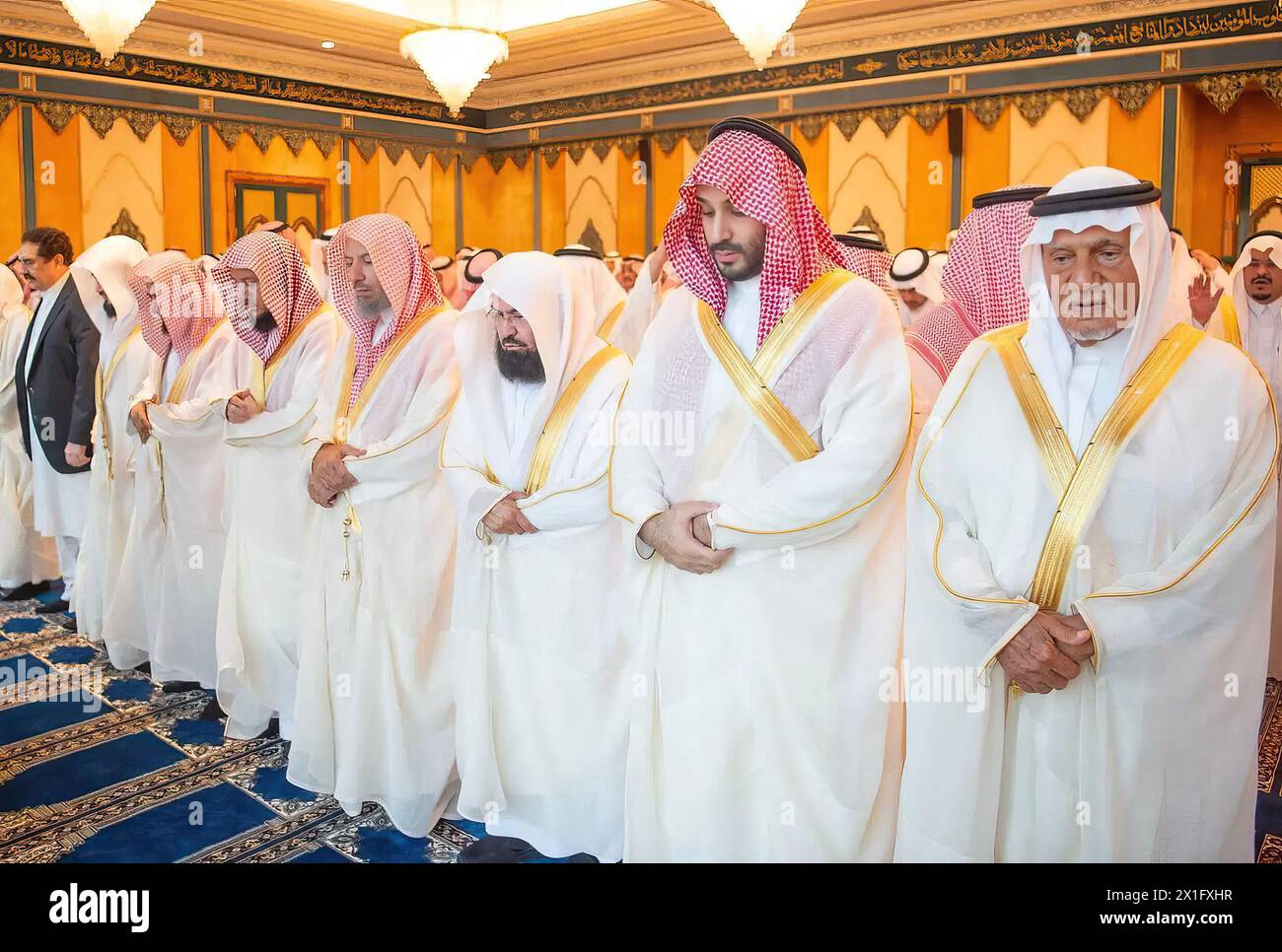 Mecca, Saudi Arabia. 10th Apr, 2024. Saudi Crown Prince Mohammed bin ...