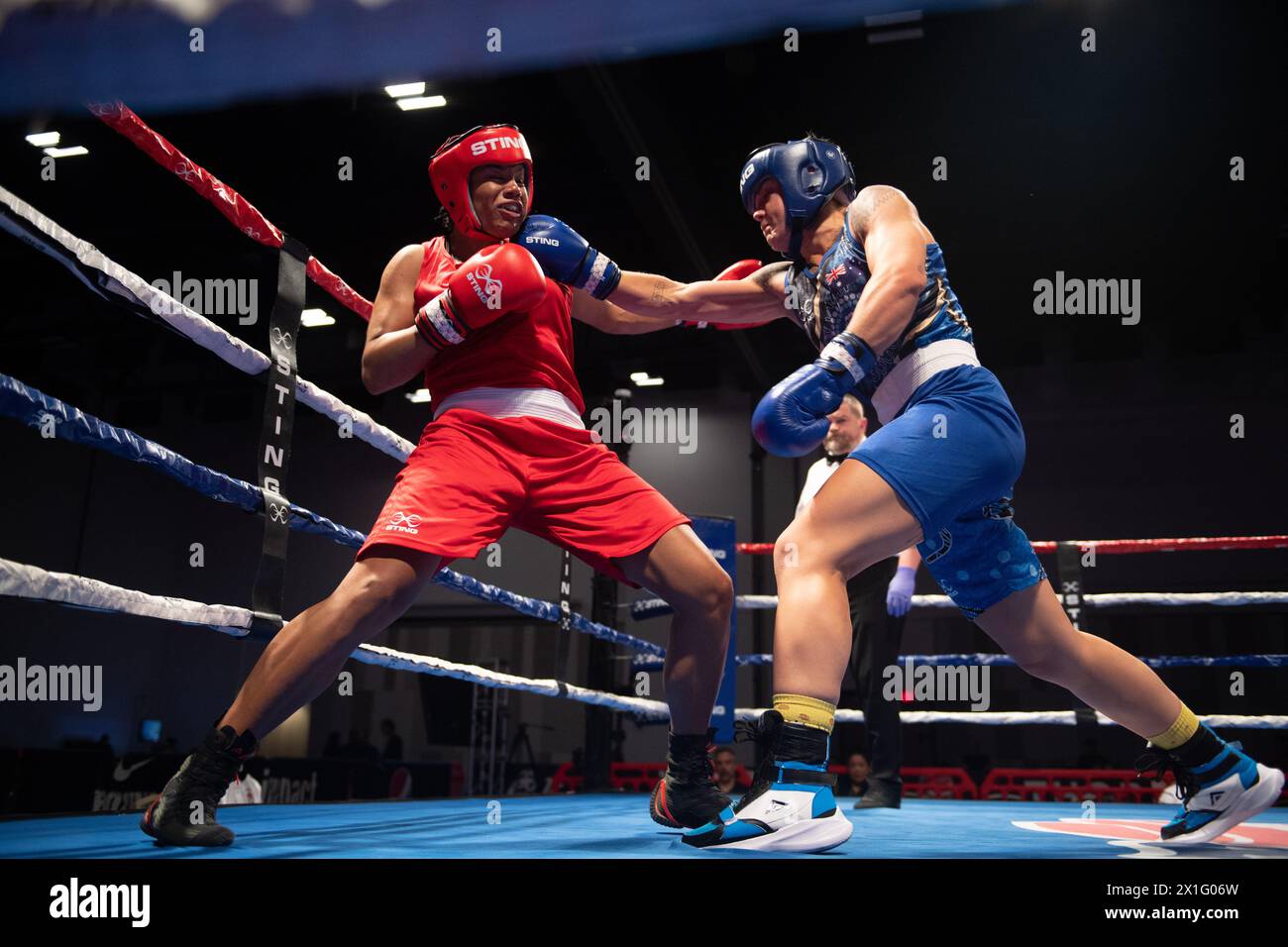 Pueblo, Colorado, USA. 16th Apr, 2024. Chantelle Reid of Great Britain ...