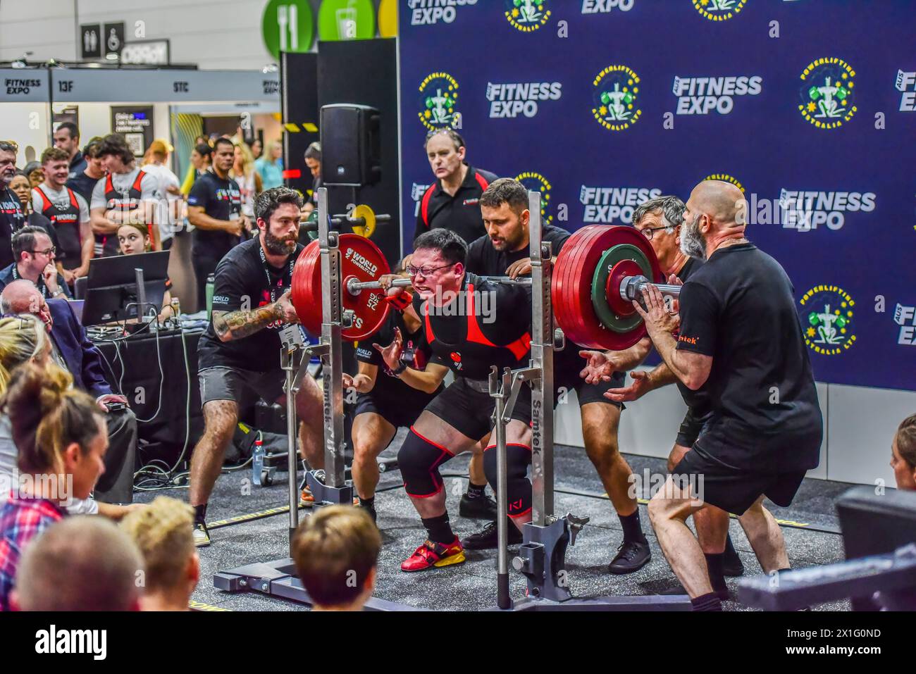 Melbourne, Australia. 13th Apr, 2024. China's top powerlifter Xi Tan is ...