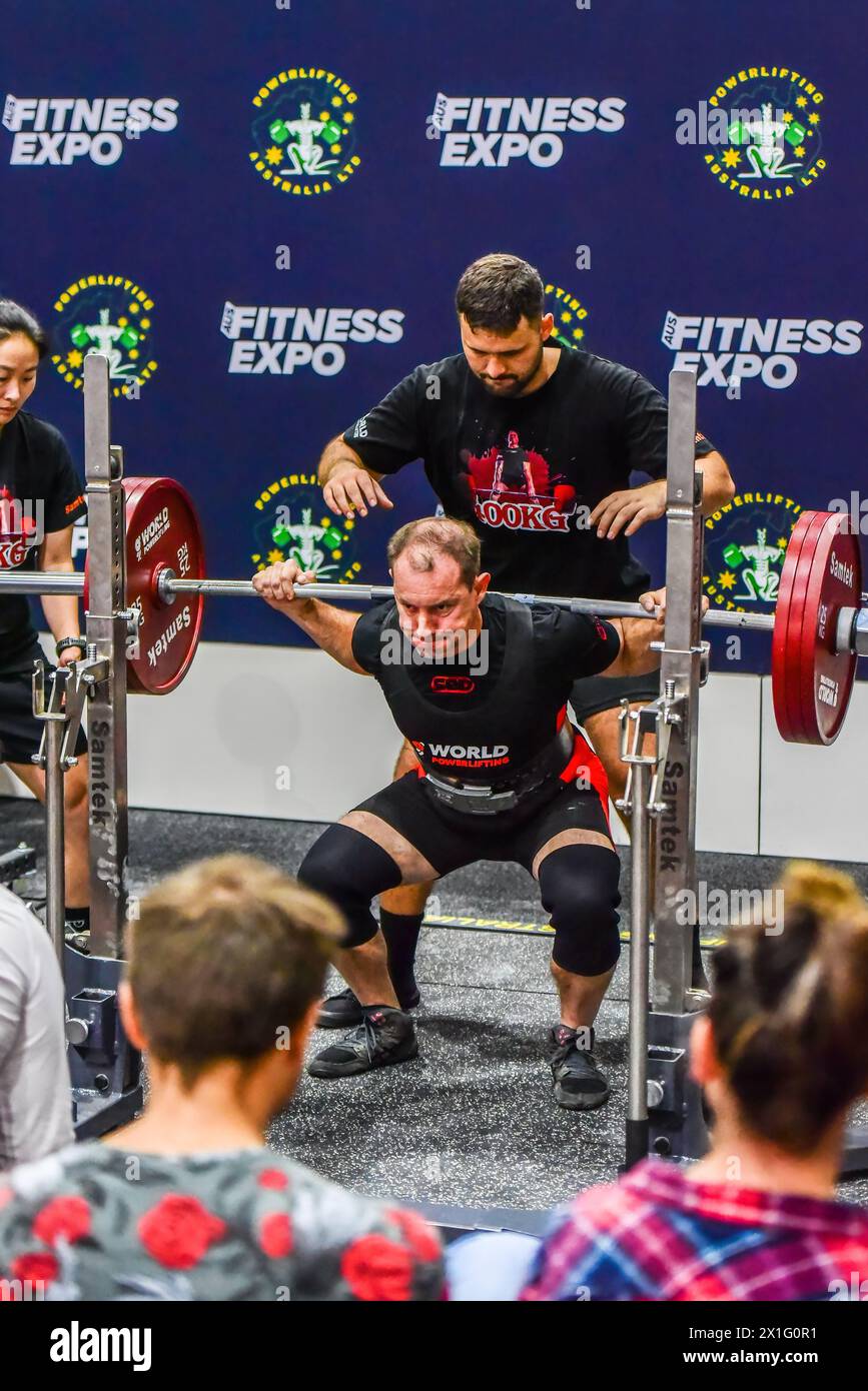 Melbourne, Australia. 13th Apr, 2024. Matthew Bolonis from Australia is ...