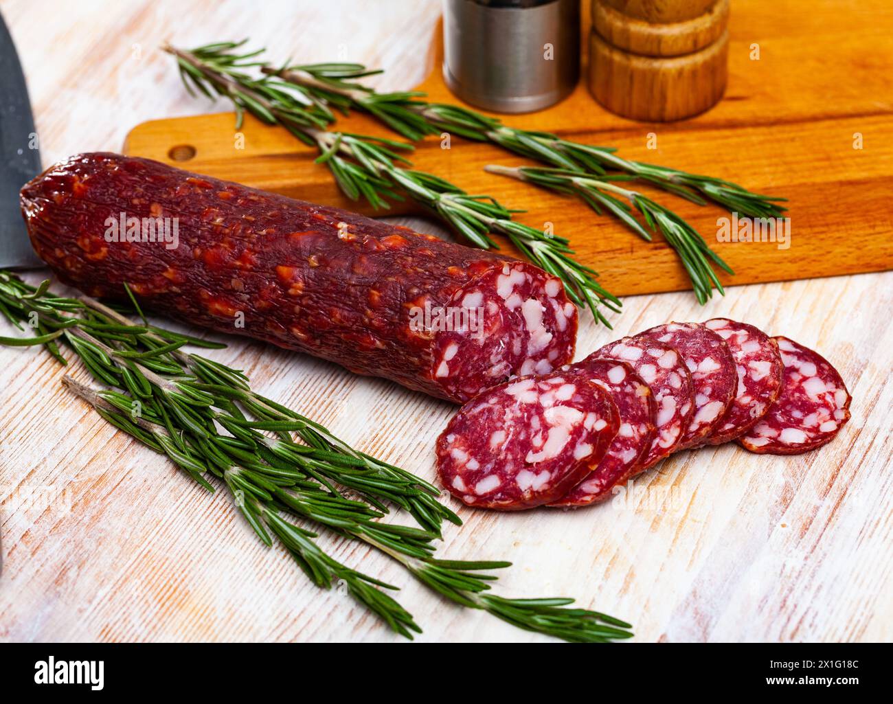 Braunschweiger sausage, traditional german sausage Stock Photo - Alamy