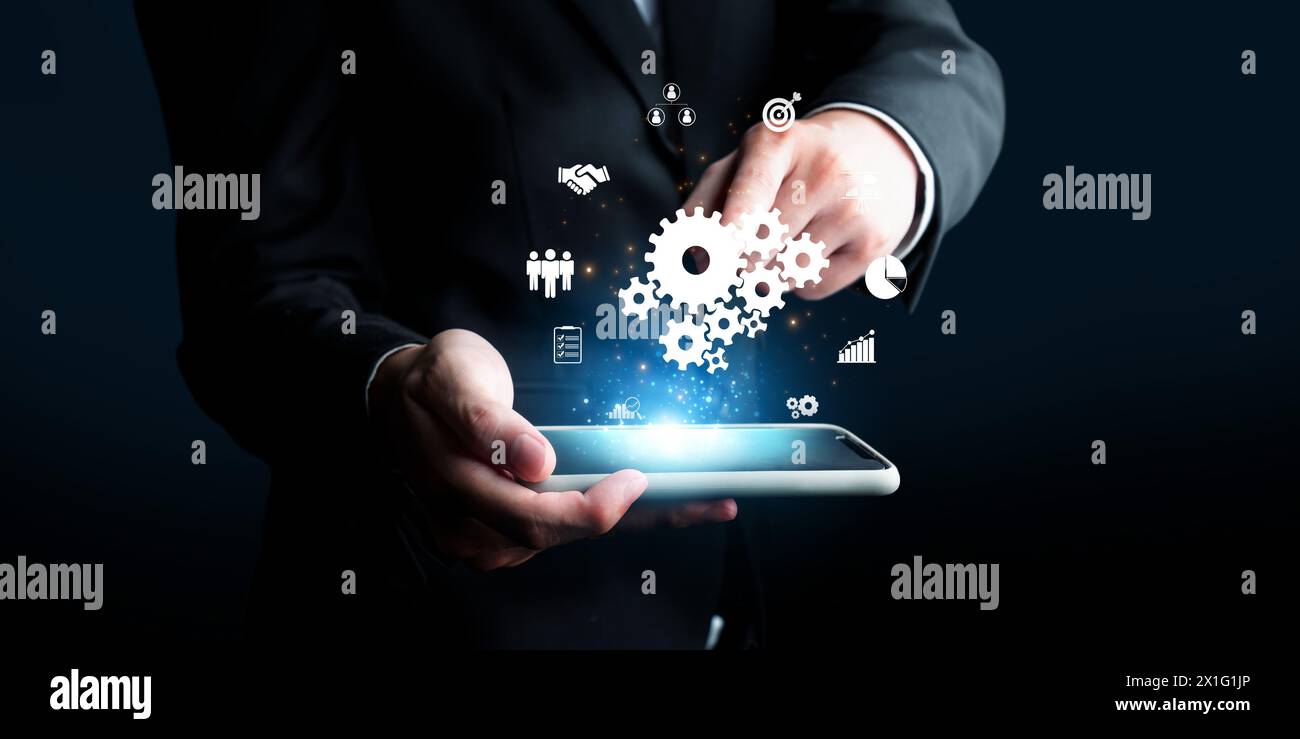 Business person fosters teamwork and collaboration, enhancing team ...