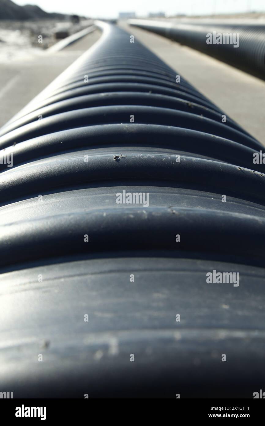 Black plastic tube Stock Photo - Alamy