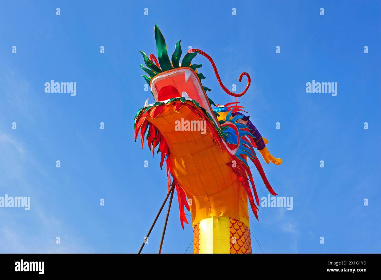 The Chinese dragon lantern Stock Photo - Alamy