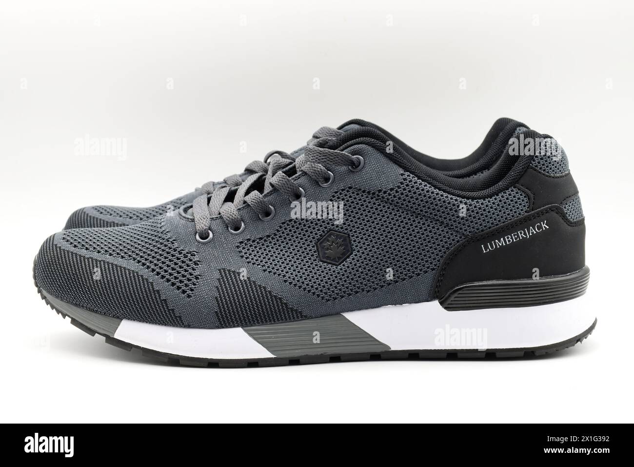Lumberjack Sport shoes. Sneaker with memory foam isolated on white ...