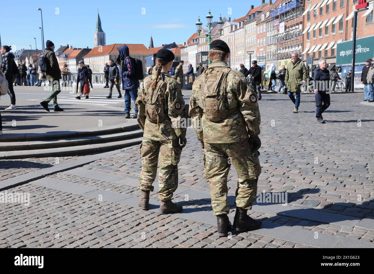 Copenhagen/ Denmark only for editoiral use/16 April 2024/ Danish arm ...