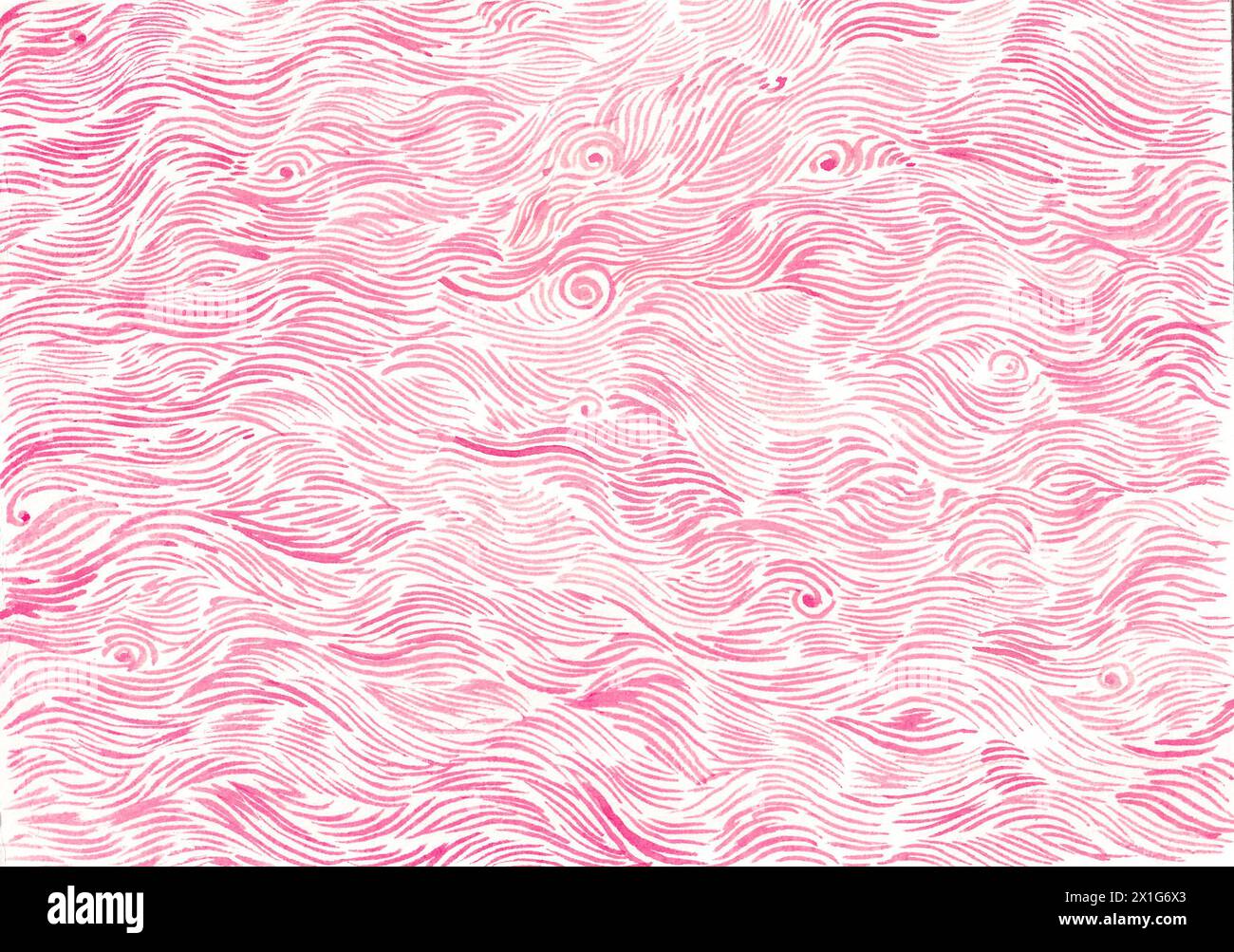 Abstract texture background. Decorative waves of delicate thin lines ...