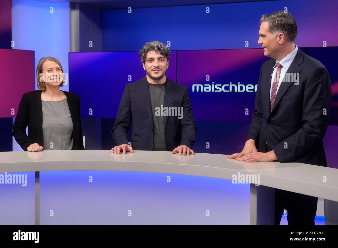 Helene Bubrowski, Khesrau Behroz und Frederik Pleitgen in der ARD ...