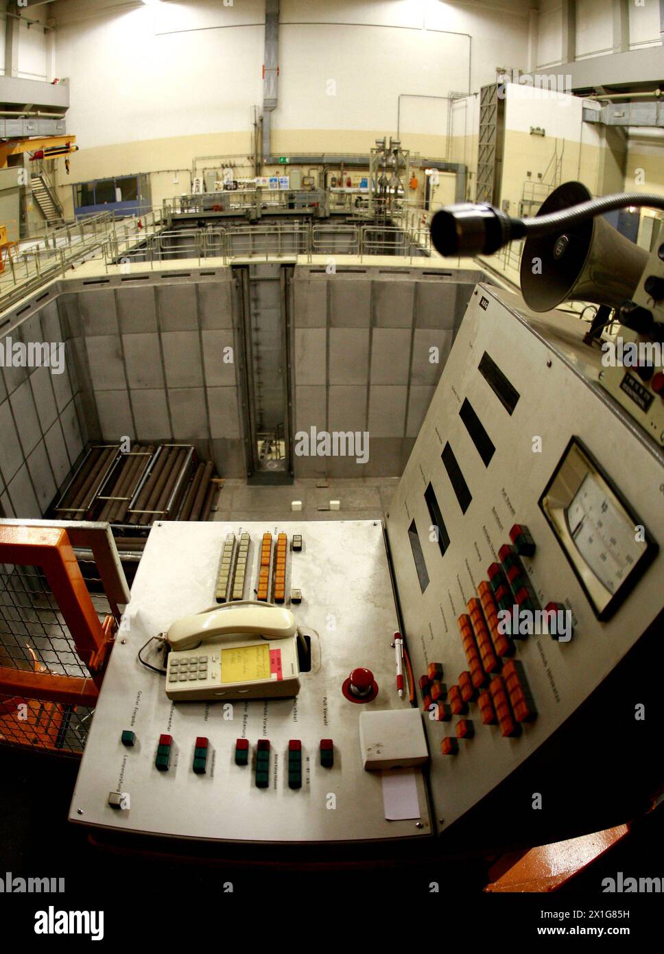 The nuclear power plant in Zwentendorf, Austria, captured on October ...