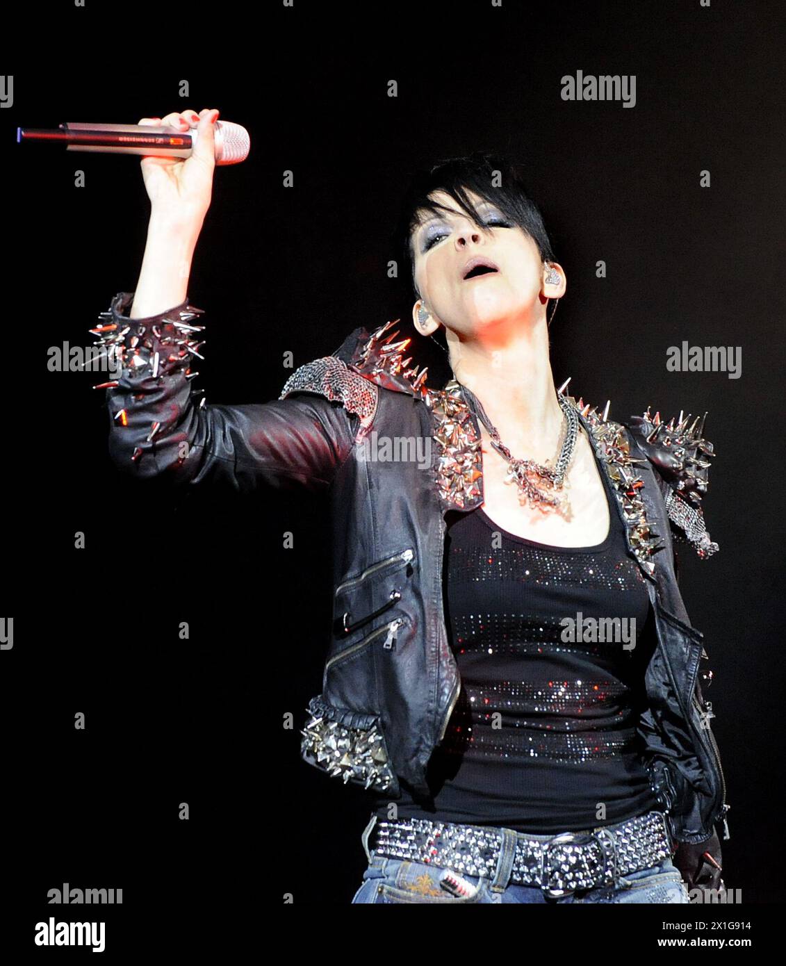 German singer Nena during a concert in Vienna's Stadthalle on April ...