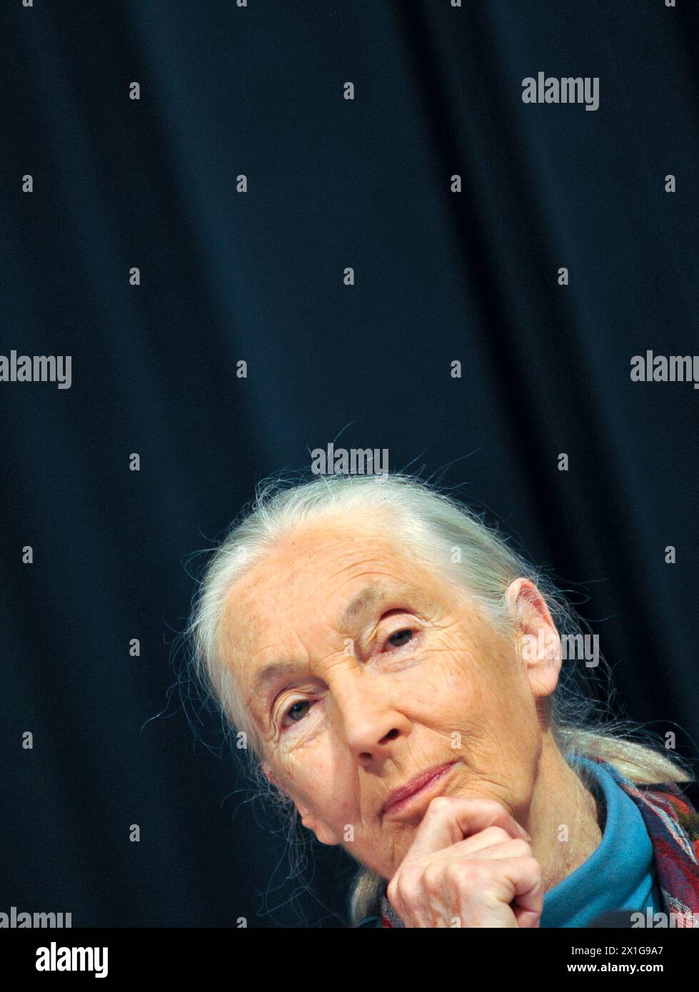Jane Goodall during a press conference at Zoo Vienna on 18 June 2010 ...