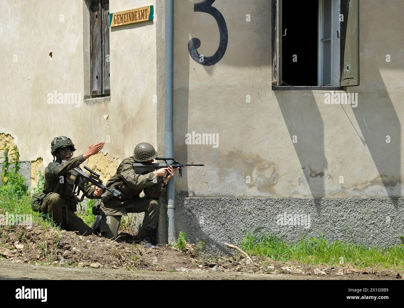 Field exercise of the Austrian Federal Armed forces at the military ...