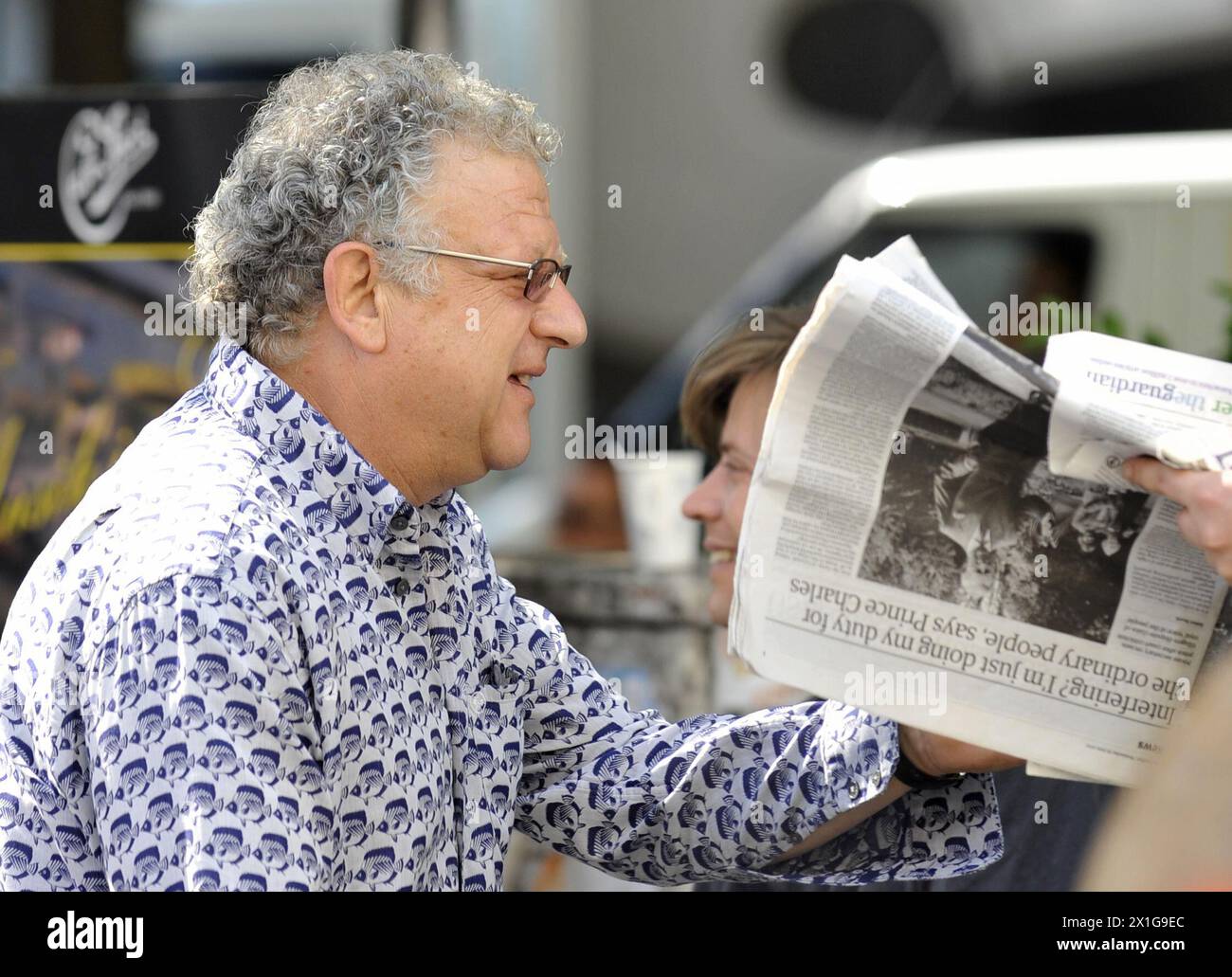 Producer Jeremy Thomas at the film set of "A Dangerous Method" in ...