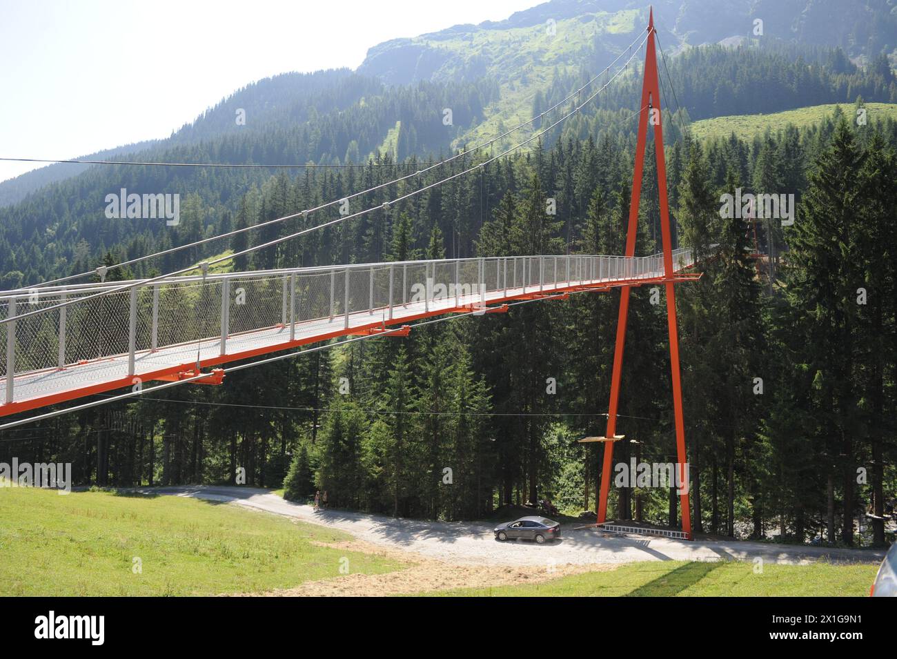 Austria - Golden Gate Bridge of the Alps - longest suspension bridge ...