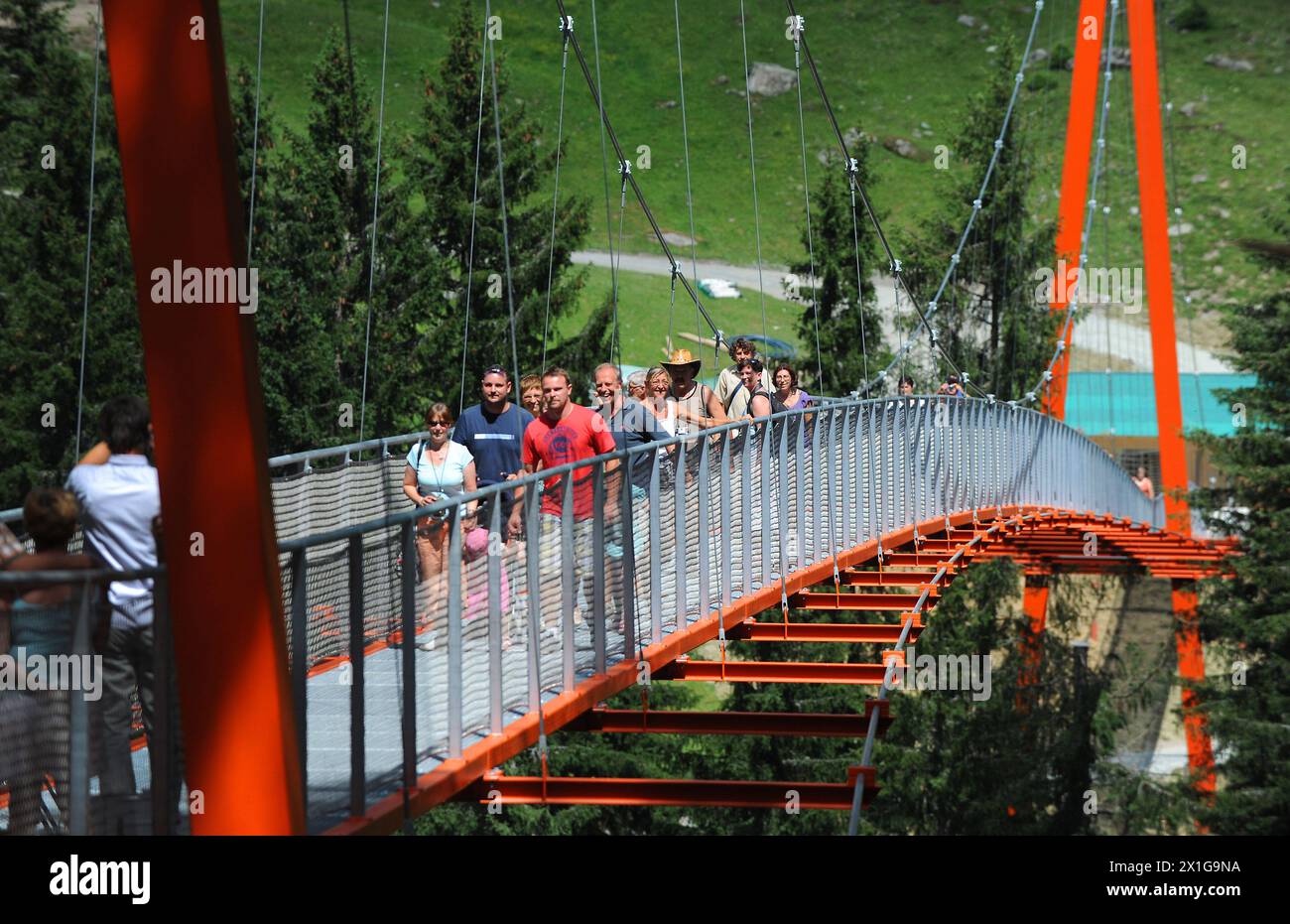 Austria - Golden Gate Bridge of the Alps - longest suspension bridge ...