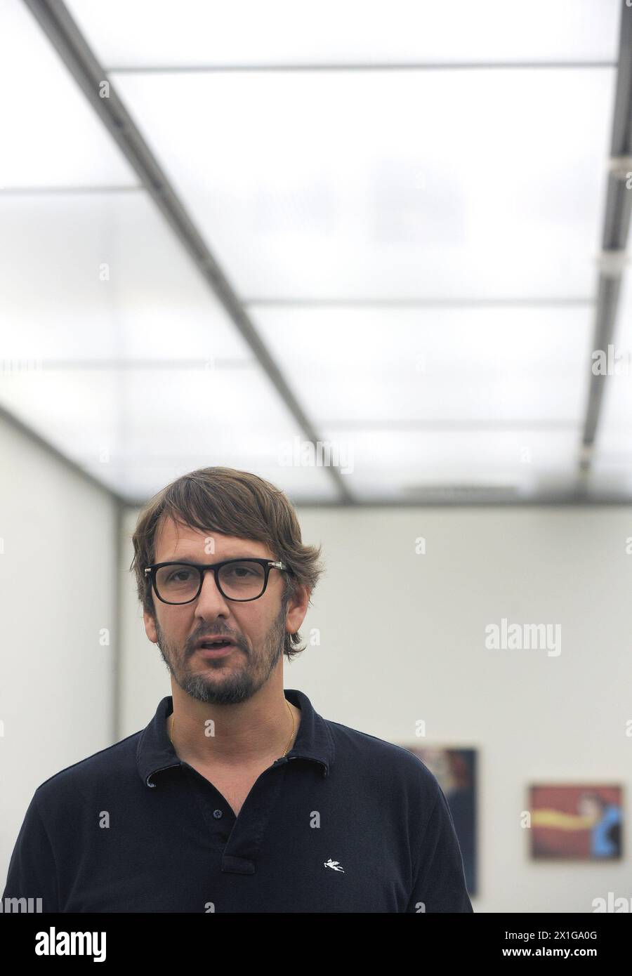 Austria - German artist Daniel Richter on the occasion of a guided ...