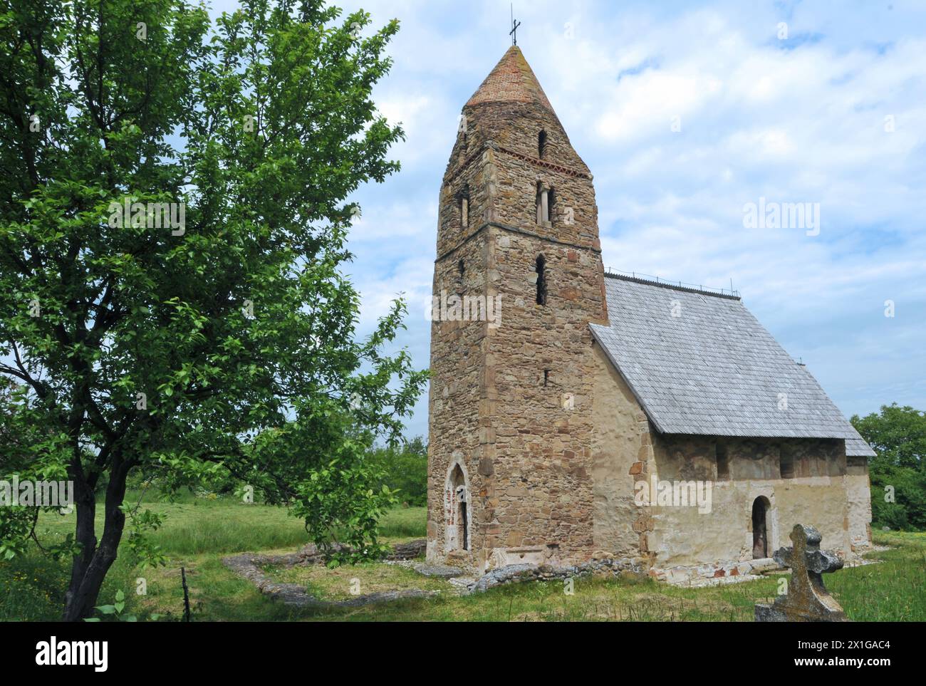 Dormition of the Theotokos Church, Strei, Romania Stock Photo - Alamy