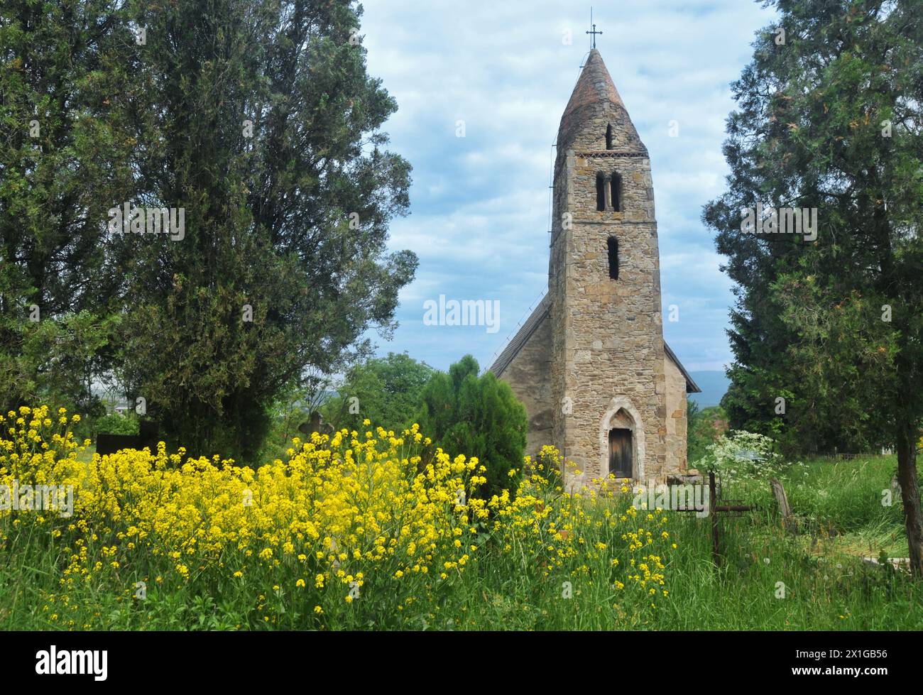 Dormition of the Theotokos Church, Strei, Romania Stock Photo - Alamy