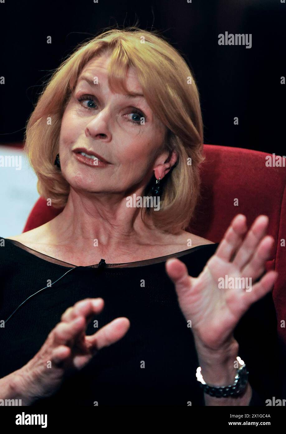 Austrian Actress Senta Berger in an interview with the Austria Press ...