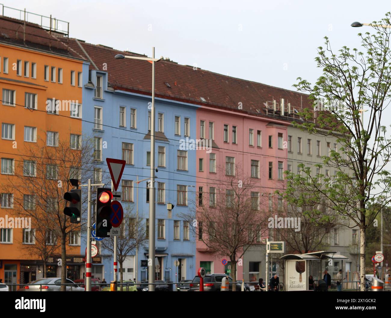 Colorful facades of houses close up photo. Architecture of Europe Stock ...