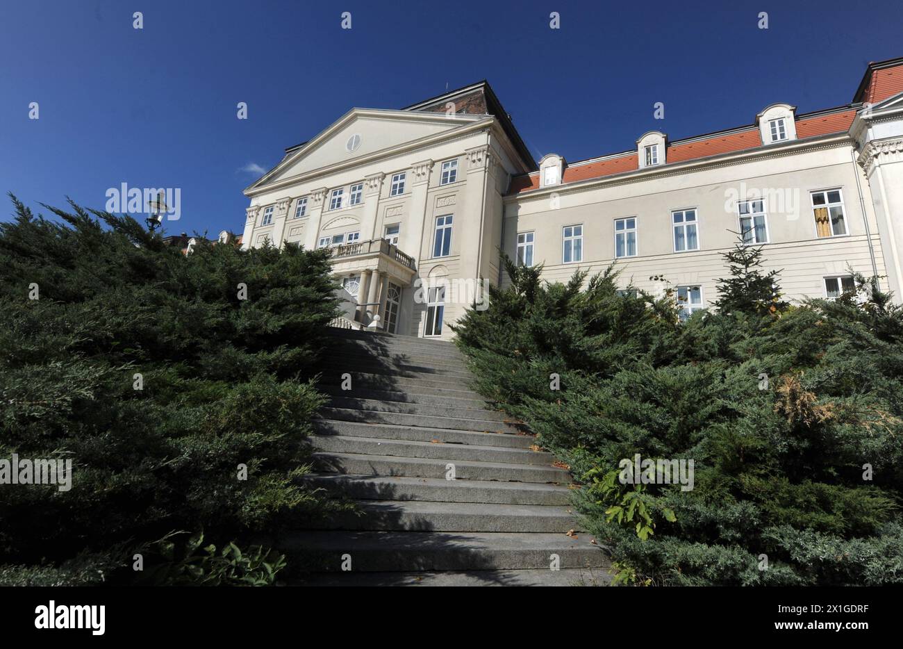 Schloss Wilhelminenberg, an imperial palace dating from the early 20th ...