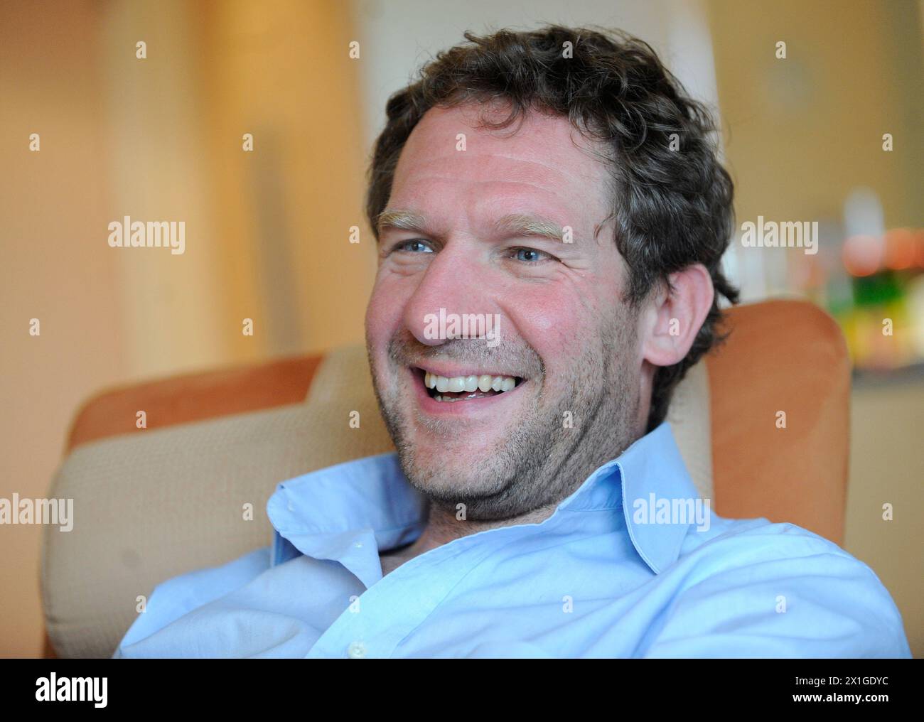 Austrian actor Johannes Zeiler during an interview with the Austria ...