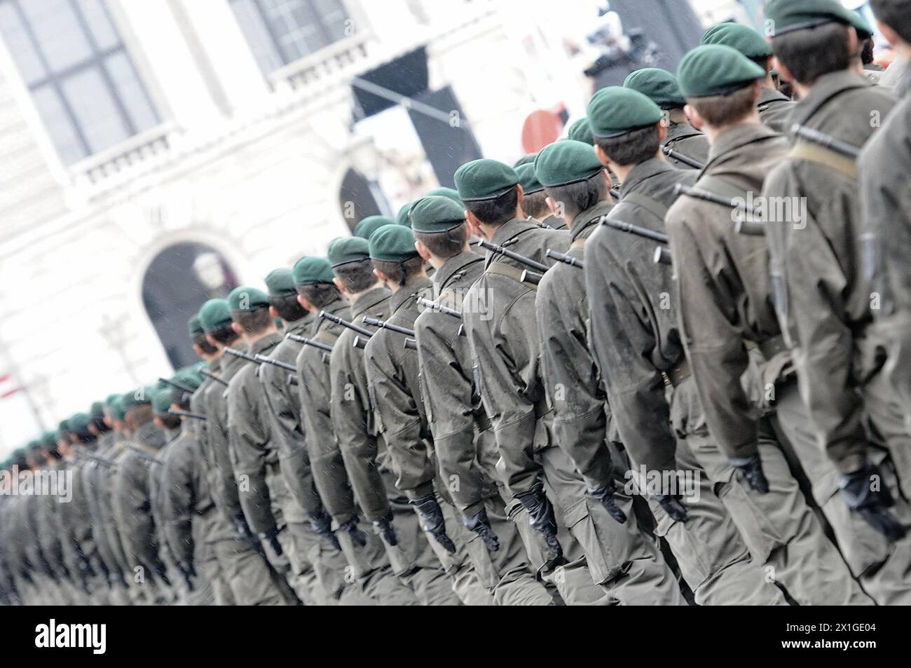 Austrian national holiday on 26 October 2011 - Traditional military ...