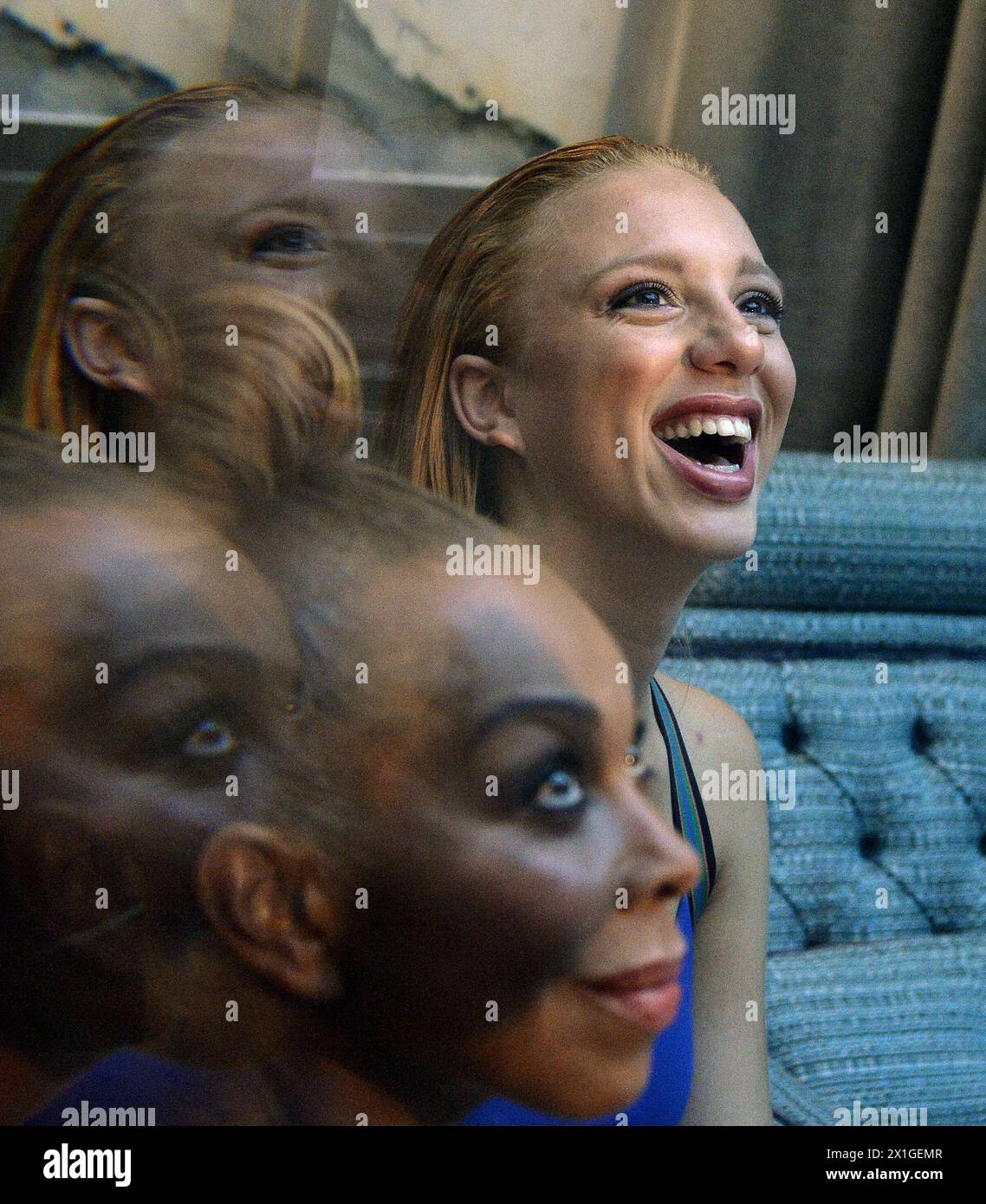 Boris Becker's model daughter Anna Ermakova at Vogue Fashion' Night Out ...