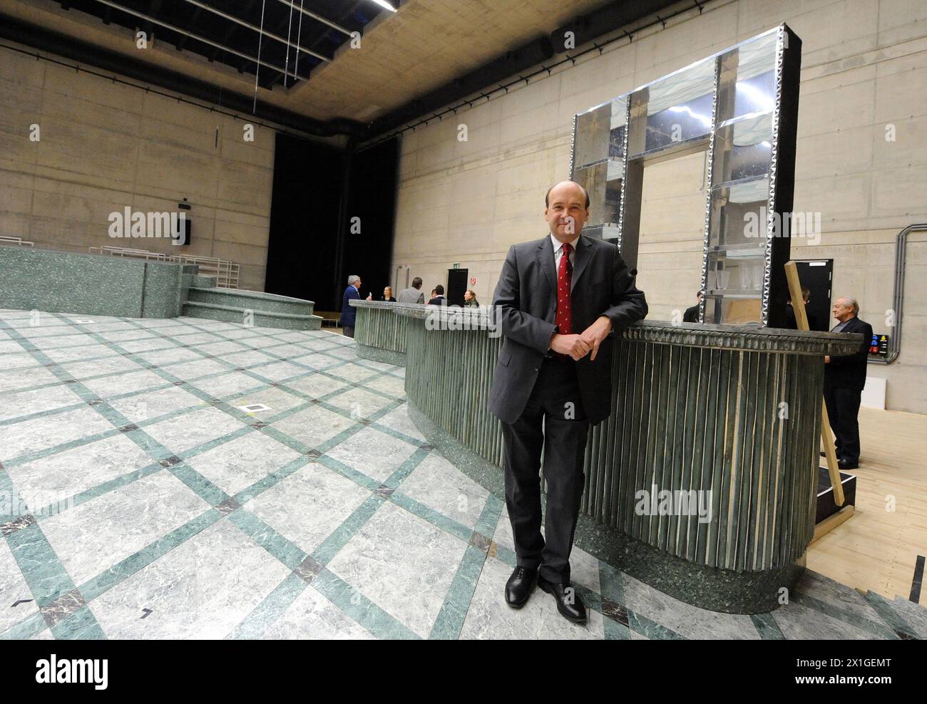 New rehearsal stage for Vienna State Opera in Arsenal Vienna, captured ...