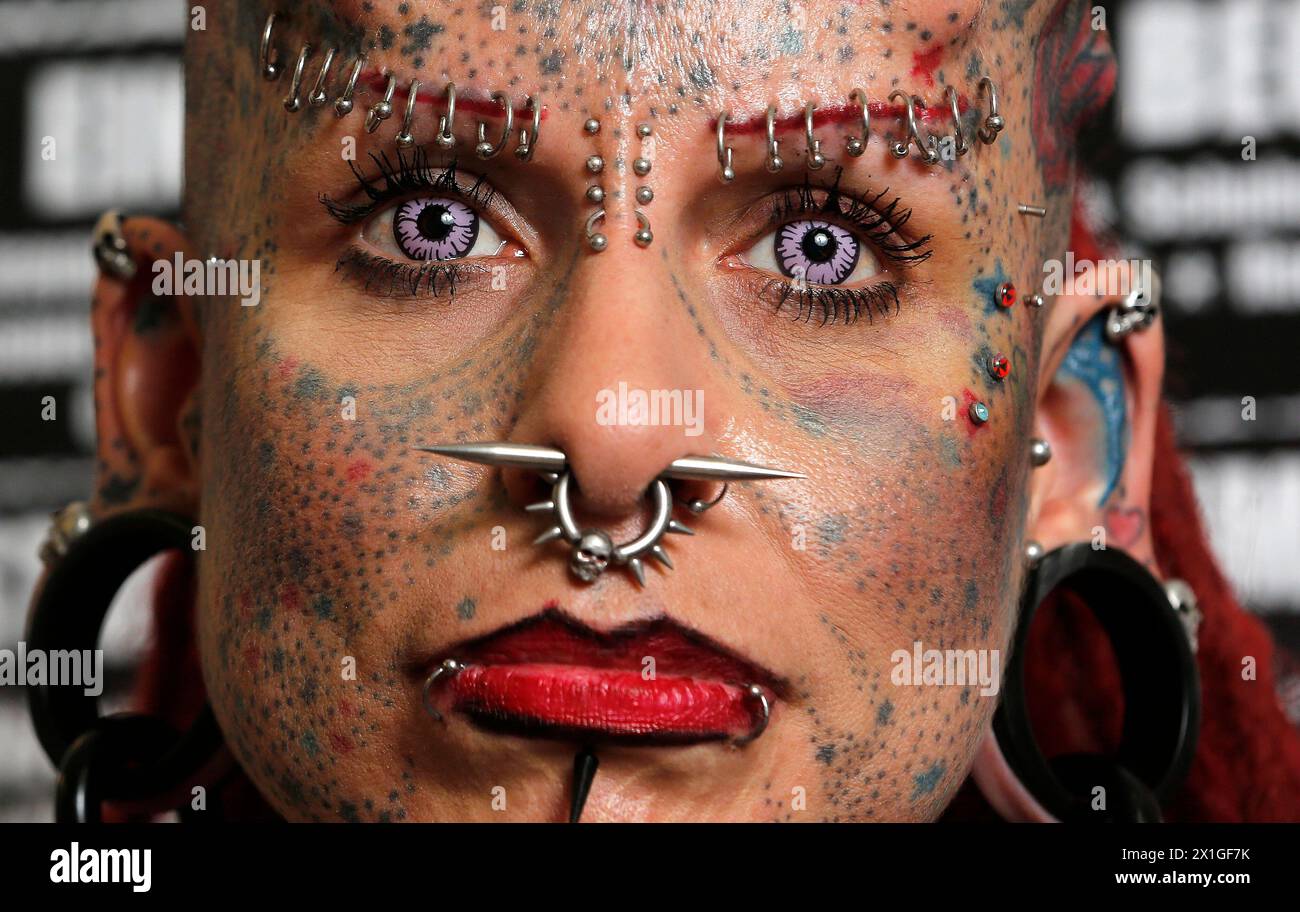 Vienna - Maria Jose Cristerna, known as "The Mexican Vampire Woman ...