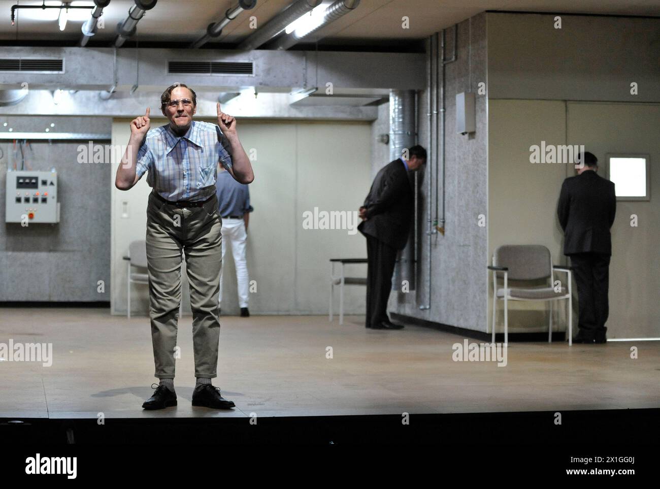Vienna - "Böse Buben/Fiese Männer" rehearsals at Theater Akzent on 1st ...