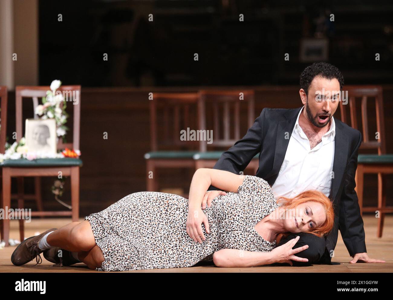 Vienna - "La donna del lago" rehearsals at Theater an der Wien on 6th ...