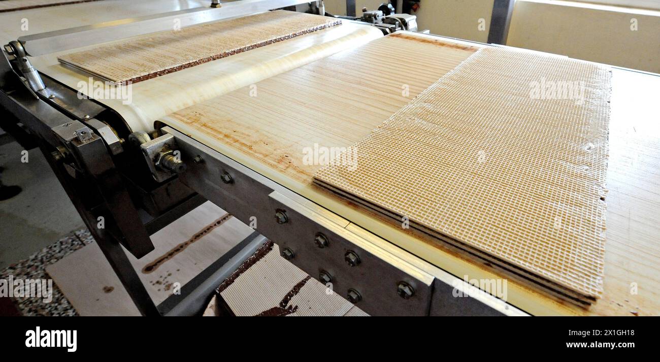 Modern production facilities waffle waffles hi-res stock photography ...
