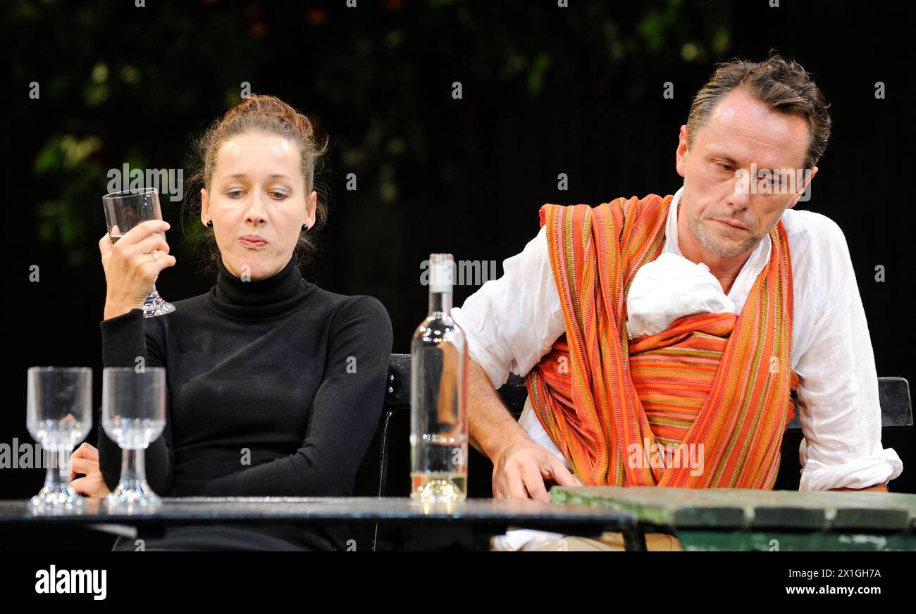 Vienna - "Der Komet" theater play rehearsals at Akademietheater on 7th ...