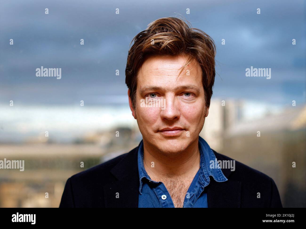 Vienna - Danish film director Thomas Vinterberg during interview with ...
