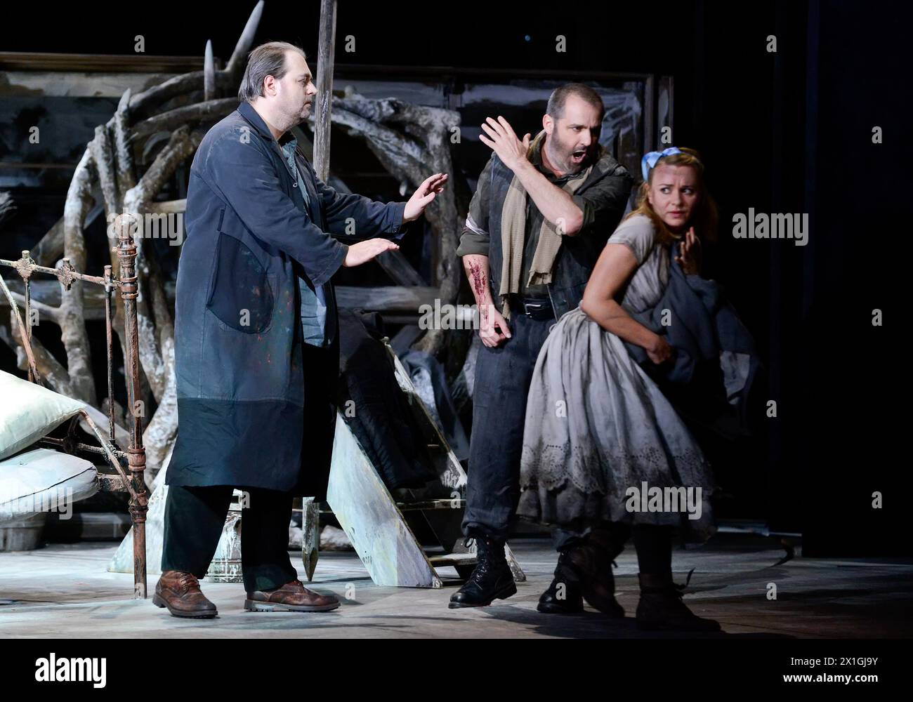 Vienna - "Mathis der Maler" rehearsals at Theater an der Wien on 8th ...