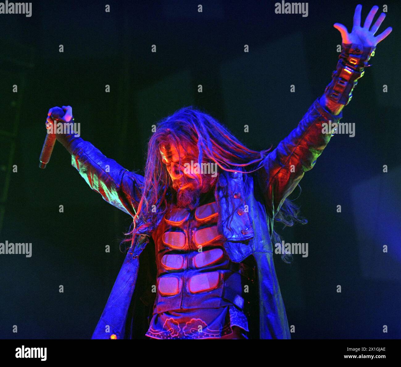 Vienna - US american singer Rob Zombie during concert at Vienna ...