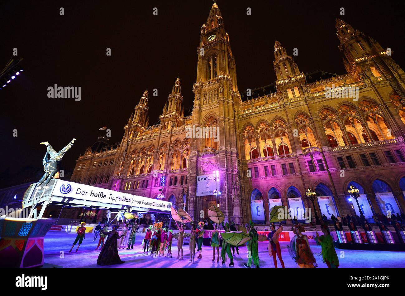 Vienna - The Rathausplatz in front of City Hall will be transformed ...