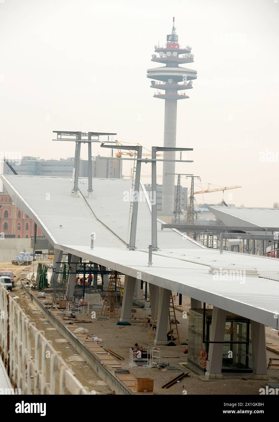 Vienna - feature - construction works at the railway station Vienna ...