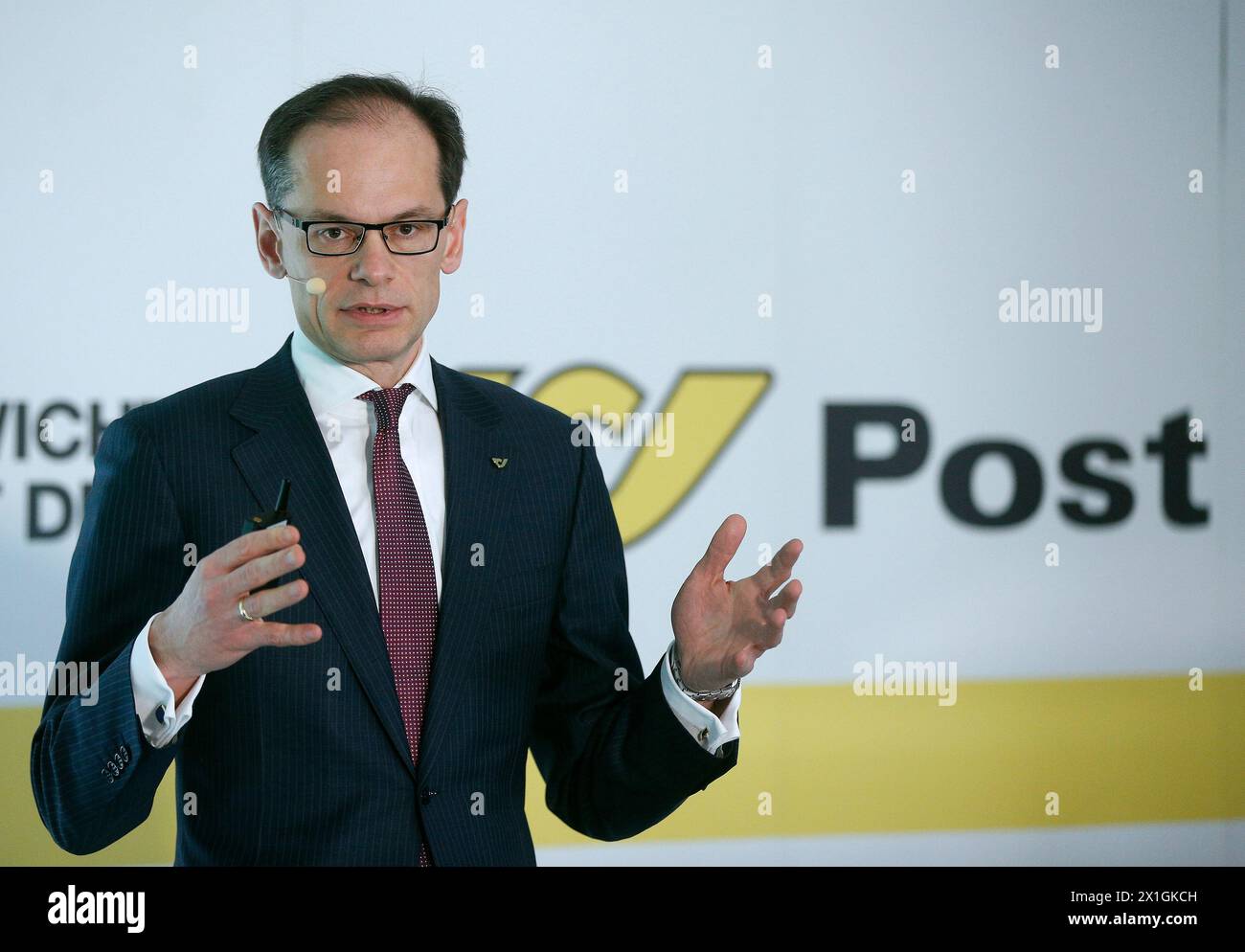 Vienna - Press conference of Austrian Post AG concerning "Results of ...