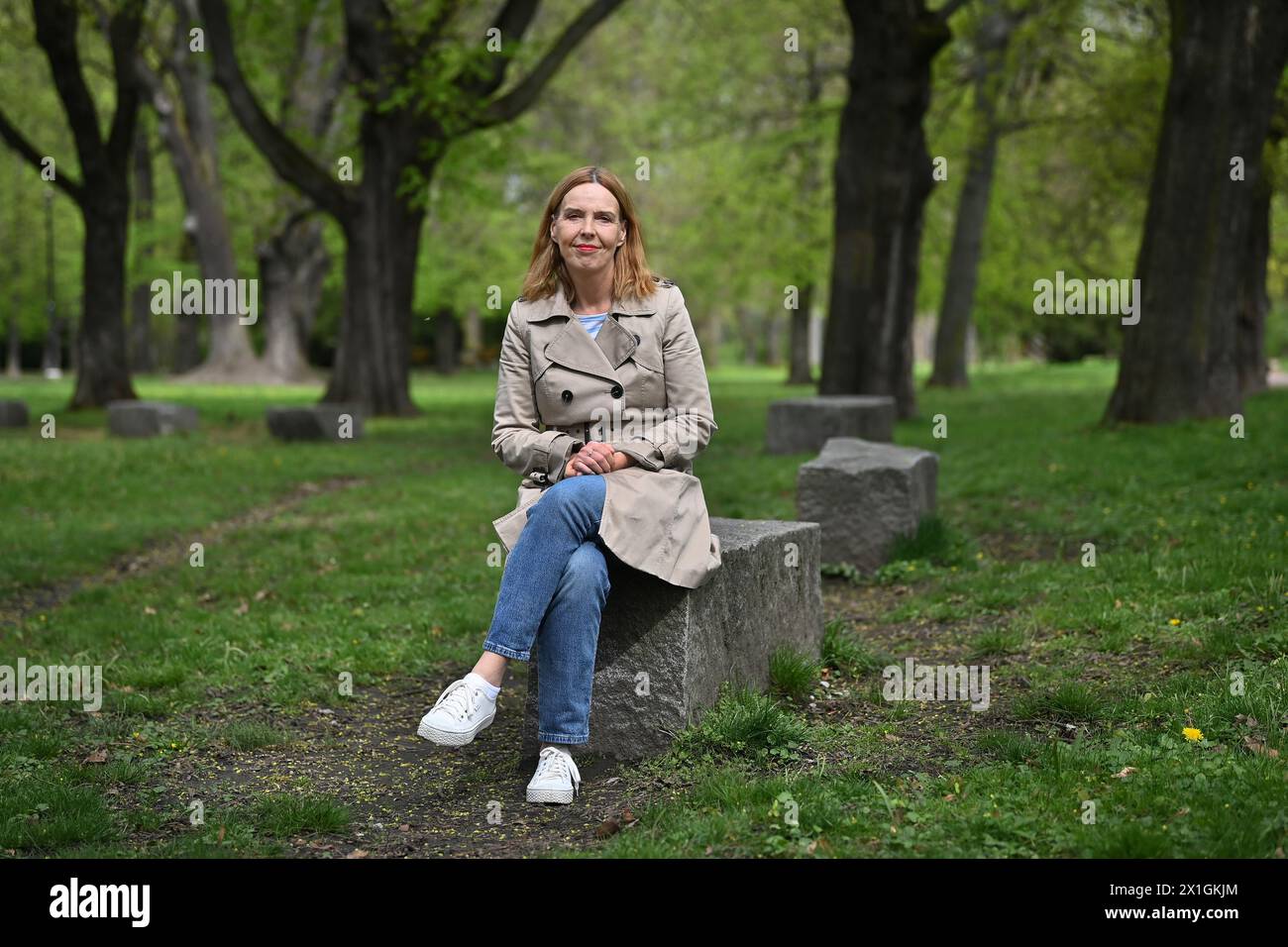 Ostrava, Czech Republic. 04th Apr, 2024. Czech writer Karin Lednicka ...