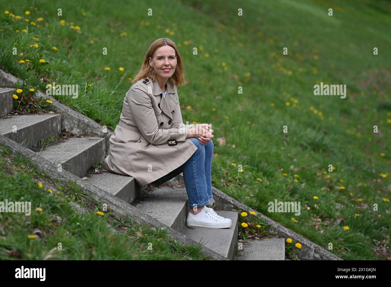 Ostrava, Czech Republic. 04th Apr, 2024. Czech writer Karin Lednicka ...