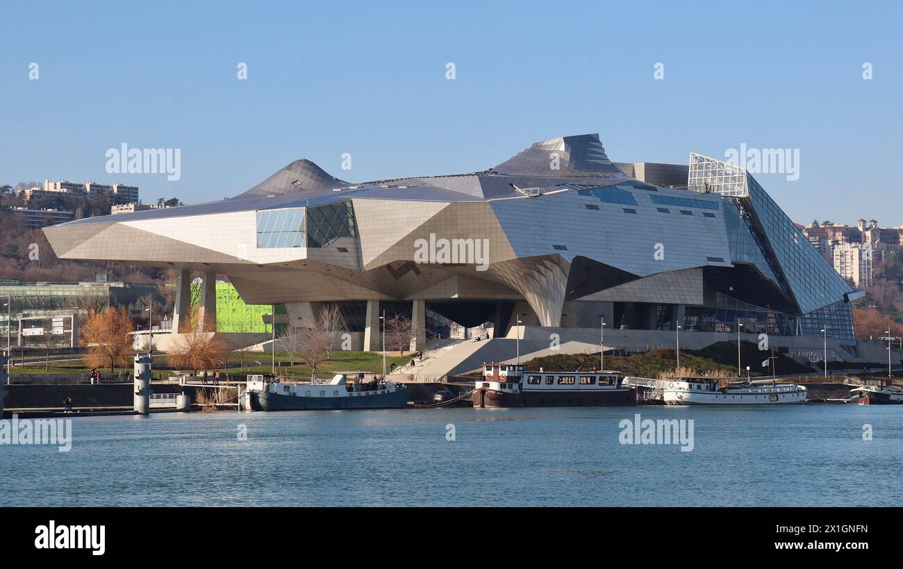 Confluence Museum Lyon France Europe Stock Photo - Alamy