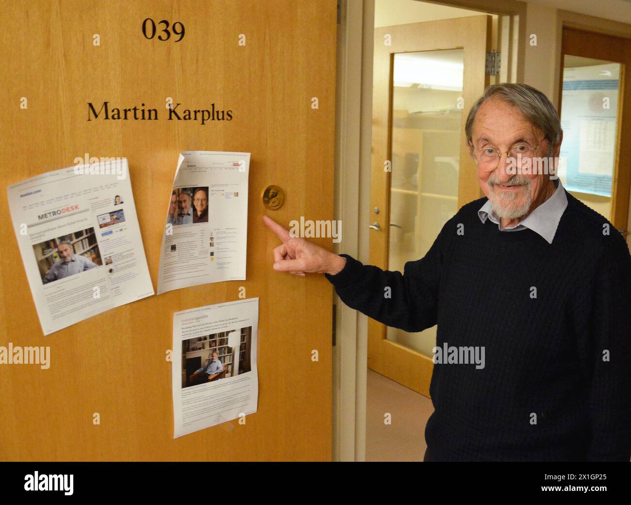 Harvard University Professor and Nobel prize recipient Martin Karplus ...