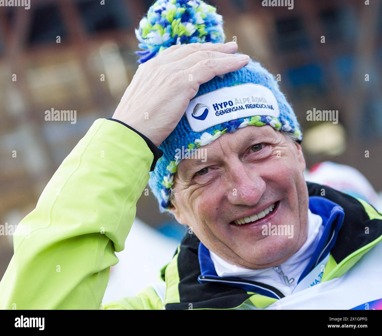 Former austrian ski racer Franz Klammer organized a legends ski race in ...